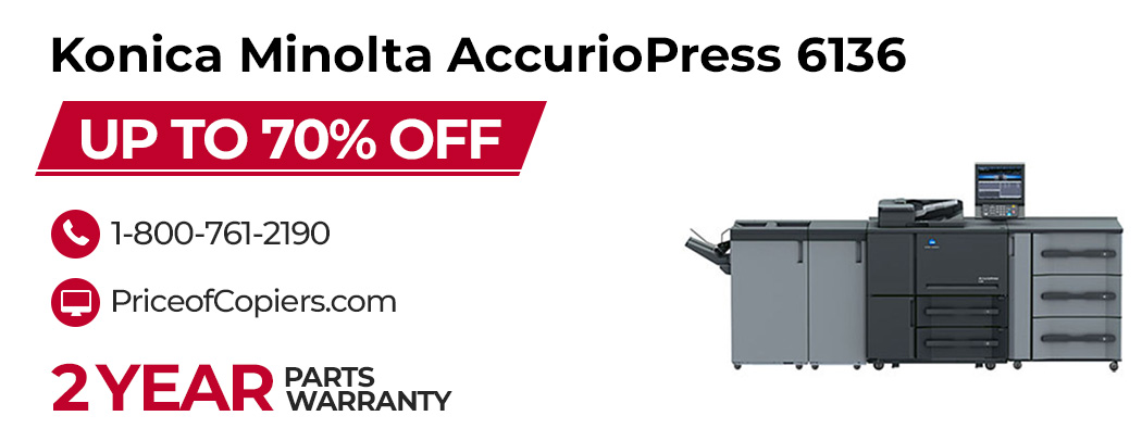 Konica Minolta AccurioPress 6136 Price | High Quality Digital Press